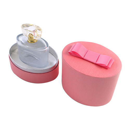 Pink Oval Perfume Box