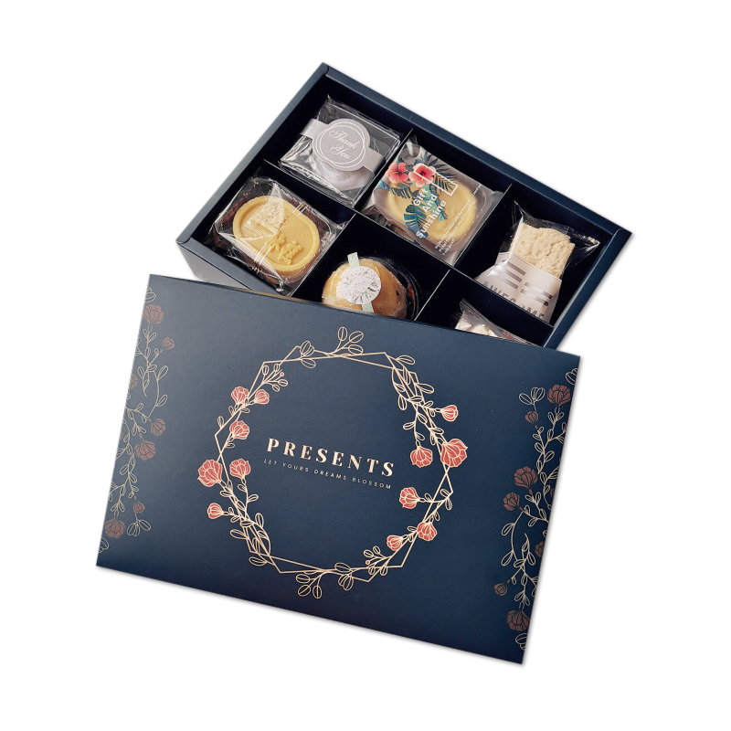 Lid-Off Cardboard Food Box with Lid & Compartments | Kali Custom ...