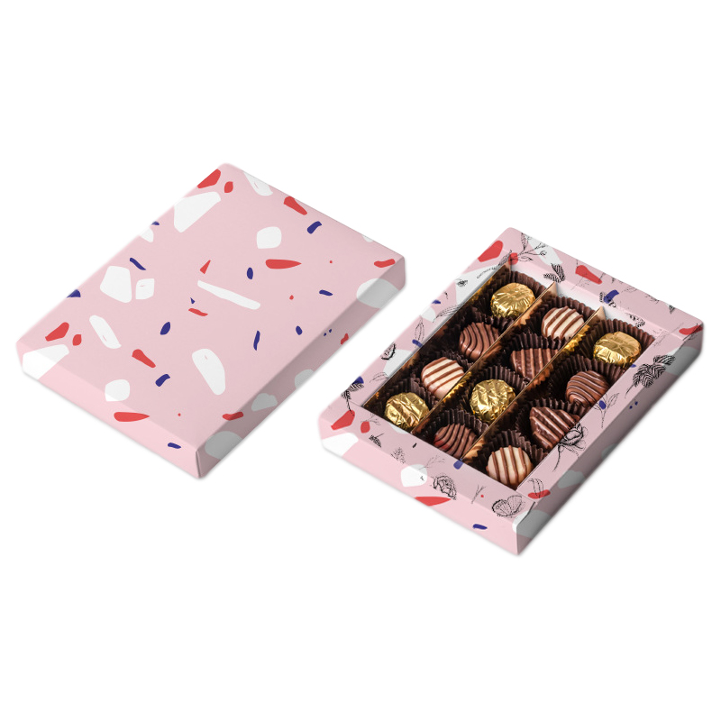 Lid-Bottom Chocolate Boxes With Inserts
