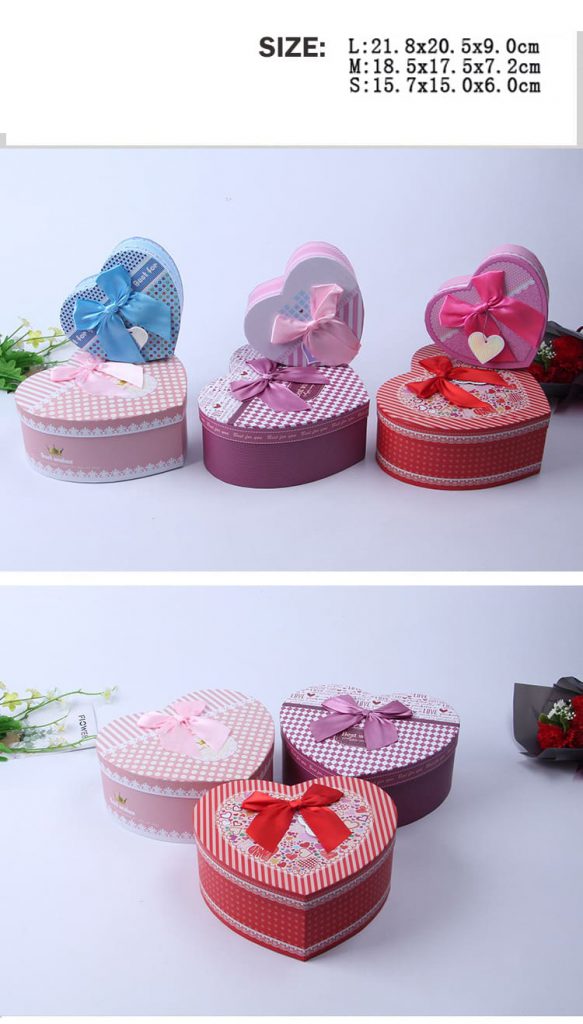 Custom Bulk Heart Shaped Gift Box Set Wholesale丨Free Design&Stock ...