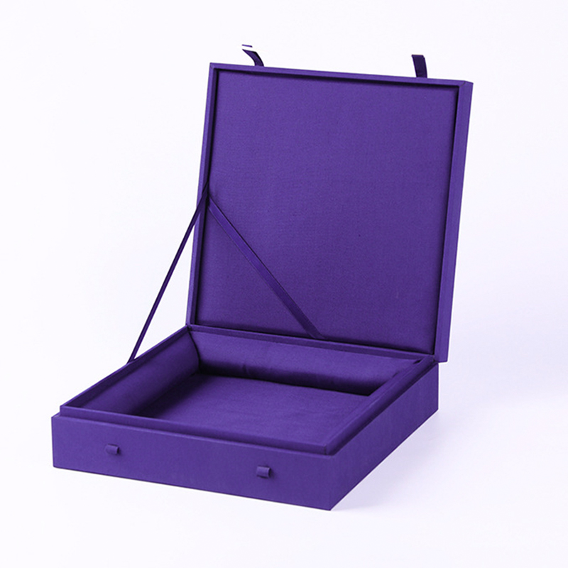 Affordable Purple Velvet Decorative Boxes | Gift Box Manufacturer KALI