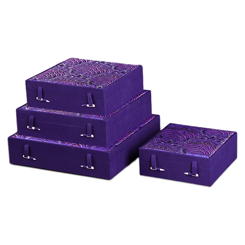 Affordable Purple Velvet Decorative Boxes | Gift Box Manufacturer KALI