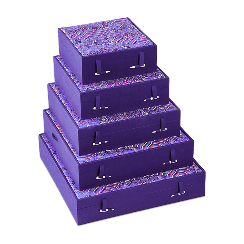 Affordable Purple Velvet Decorative Boxes | Gift Box Manufacturer KALI
