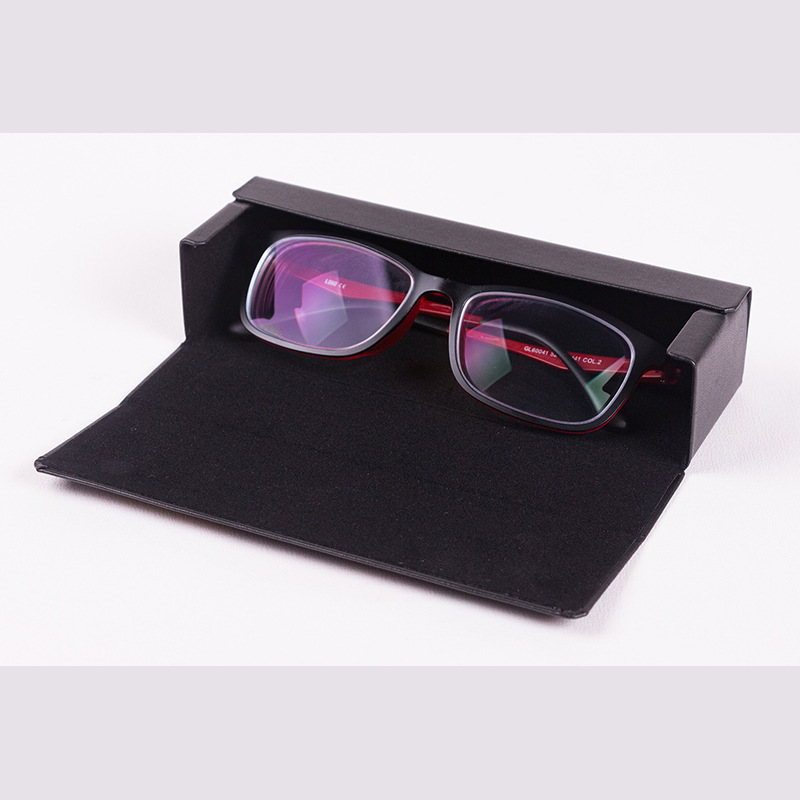 Black Rigid Cardboard Glasses Drawer Packaging Box | Custom Glasses ...