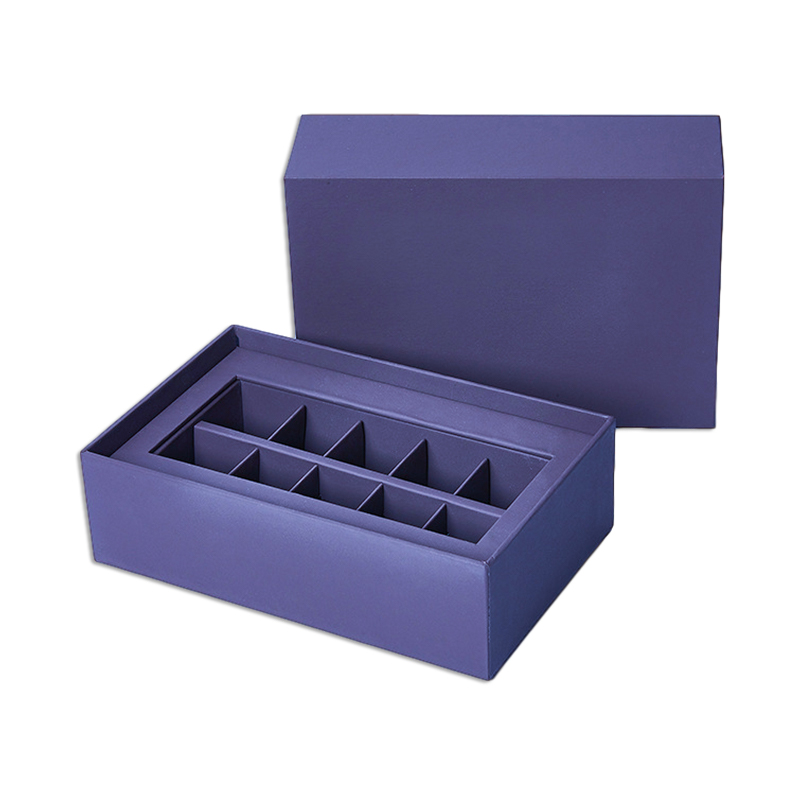 Macaron Divided Cardboard Box | Kali Custom Food Packaging Boxes