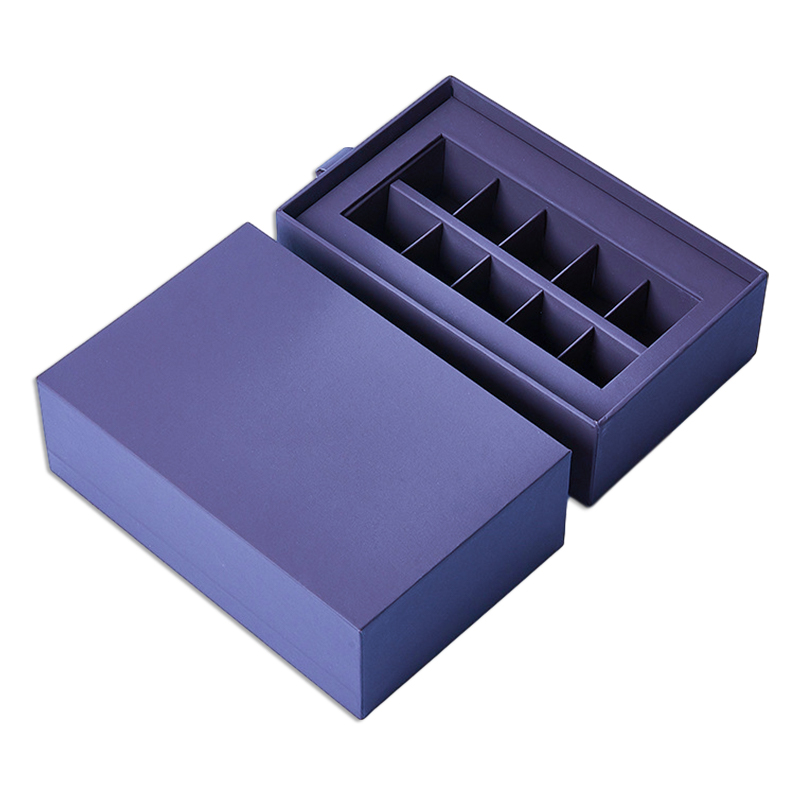 Macaron Divided Cardboard Box | Kali Custom Food Packaging Boxes