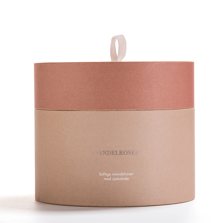 Handle Round Food Packaging Boxes | Kali Custom Cylinder Boxes