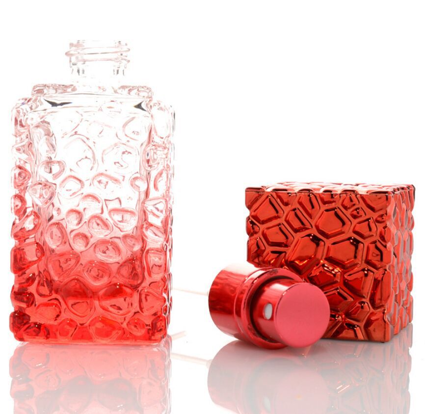 25ML Gradient Honeycomb Glass Perfume Bottle | Kali Unique Custom ...