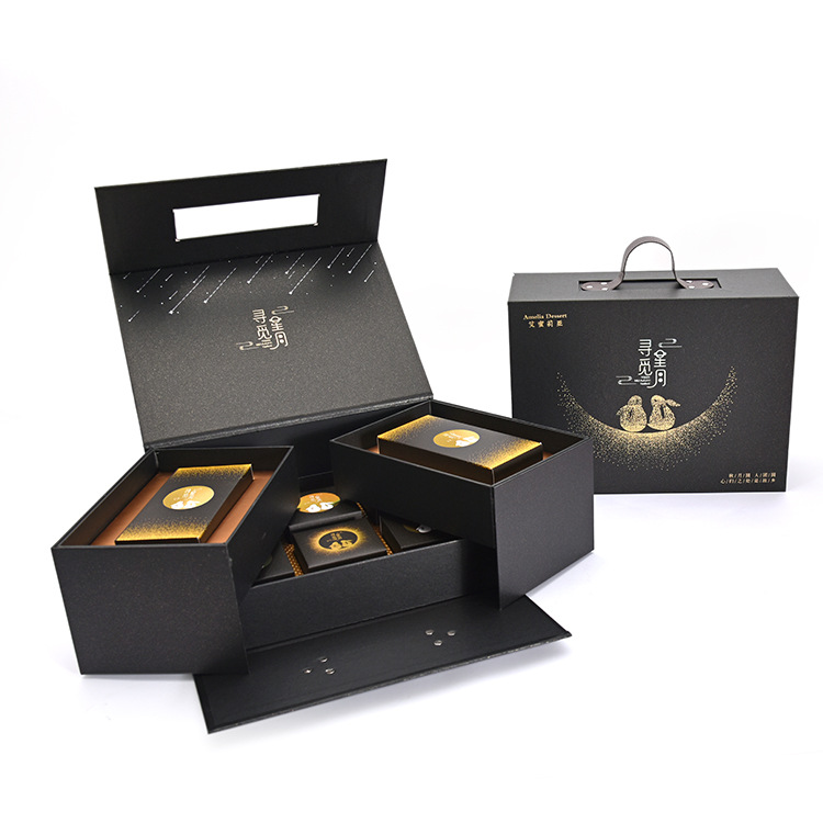 Custom Large Portable Food Gift Set Packaging Boxes | Luxury-Paper-Box.Com