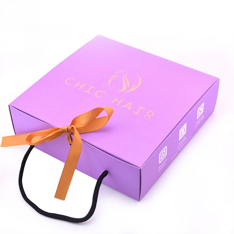 Custom Luxury Hair Extension Boxes - Wig Packaging Wholesale | Luxury ...