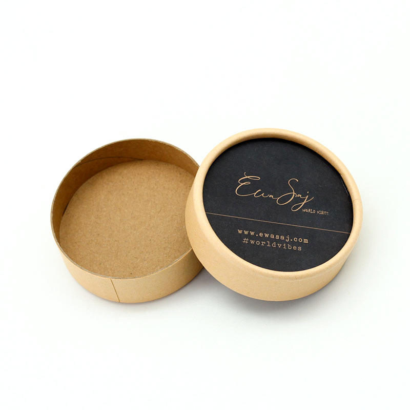 Mini Lid & Bottom Round Box - Kraft Box Manufacturer | KALI