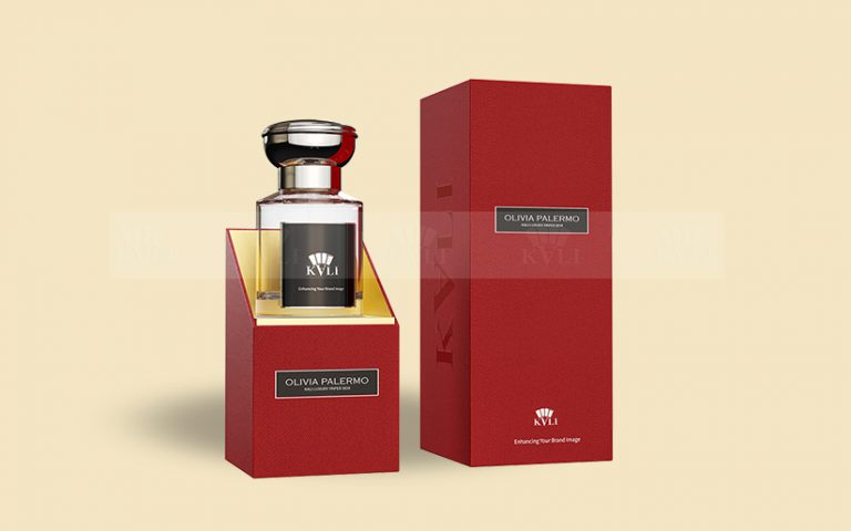 Slanted Red Perfume Box For 100ml Bottle 丨 KALI