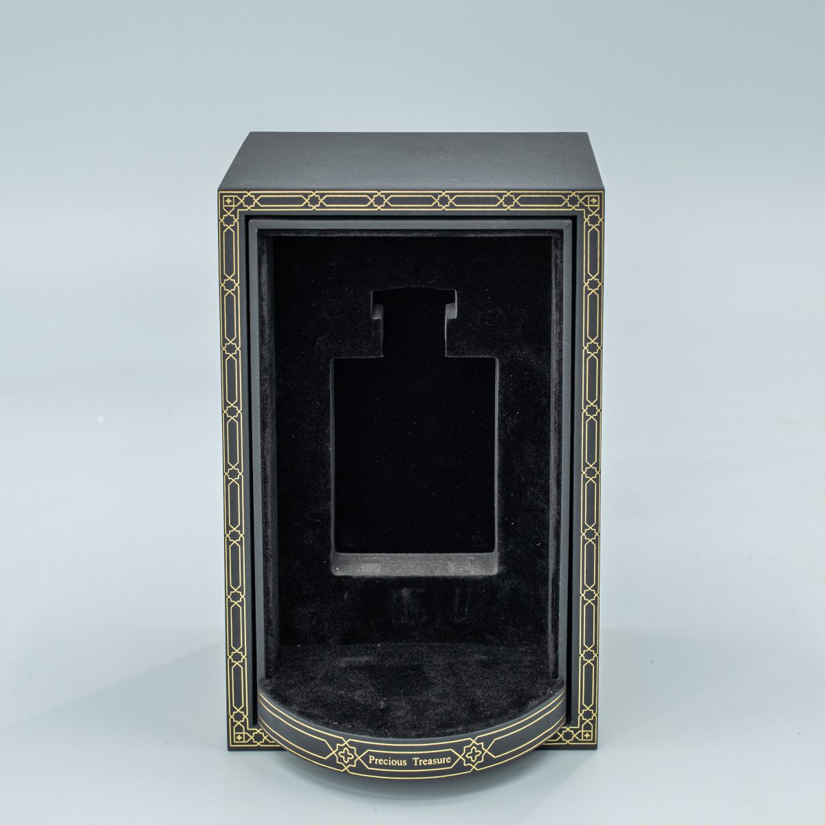 Custom Black Perfume Rigid Paper Rotating Box