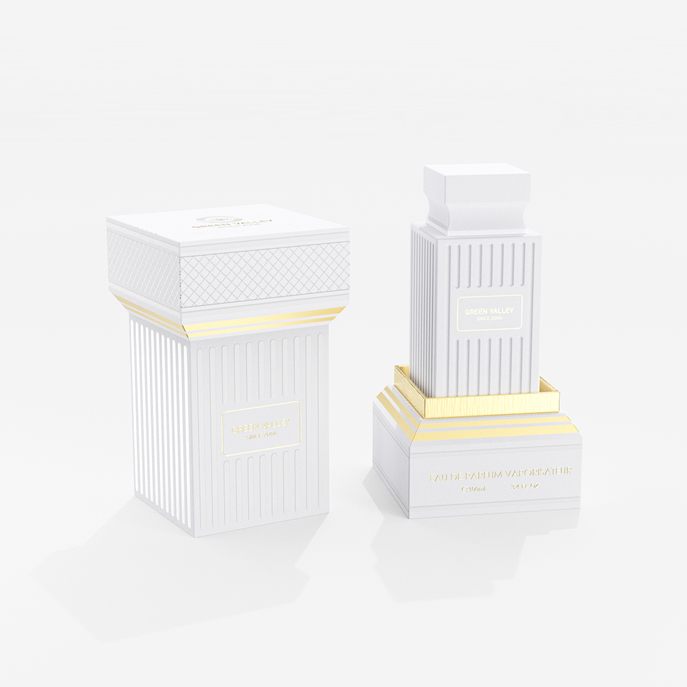 Wholesale Square Roman Columns Perfume Box